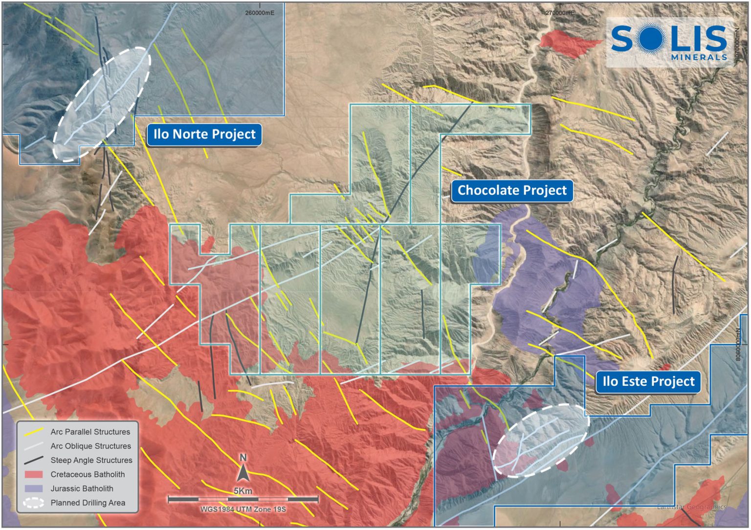 Chocolate Project (formerly Guaneros Project) - Solis Minerals
